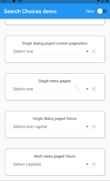 search_choices | Flutter package
